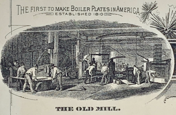 1915- Rare Lukens Iron & Steel Co.: Letterhead (Longest continuously o ...